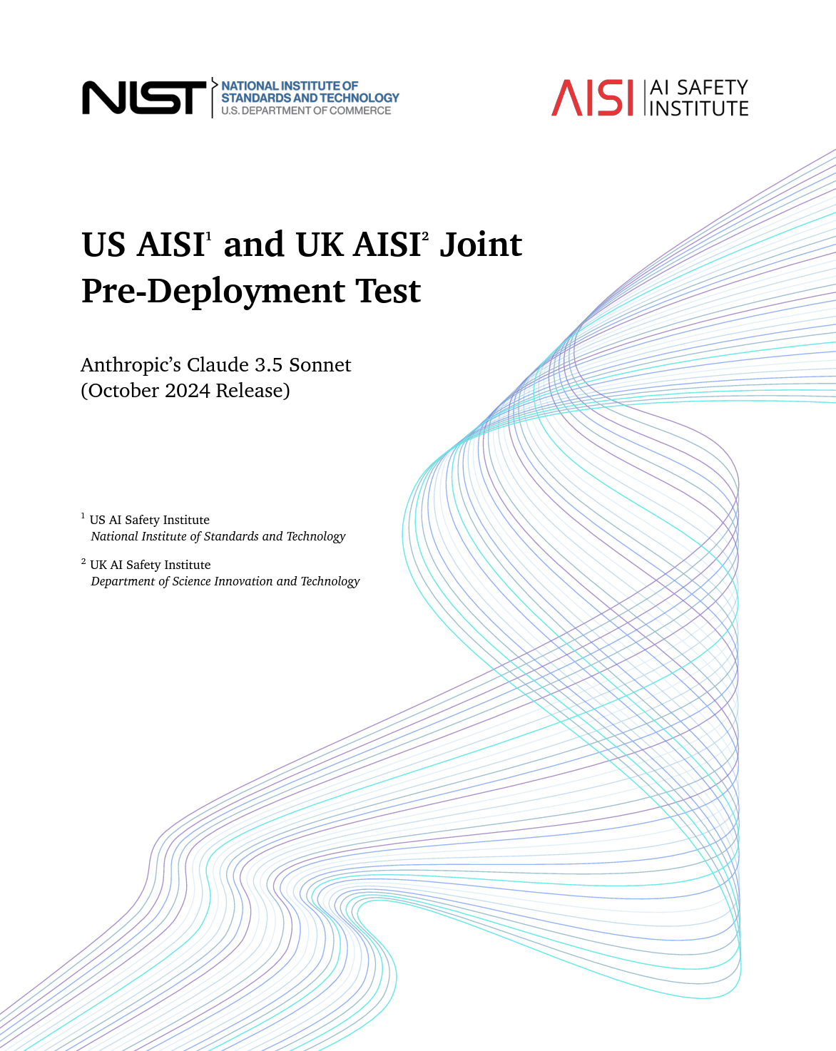 Pre-Deployment Evaluation of Anthropic’s Upgraded Claude 3.5 Sonnet | NIST